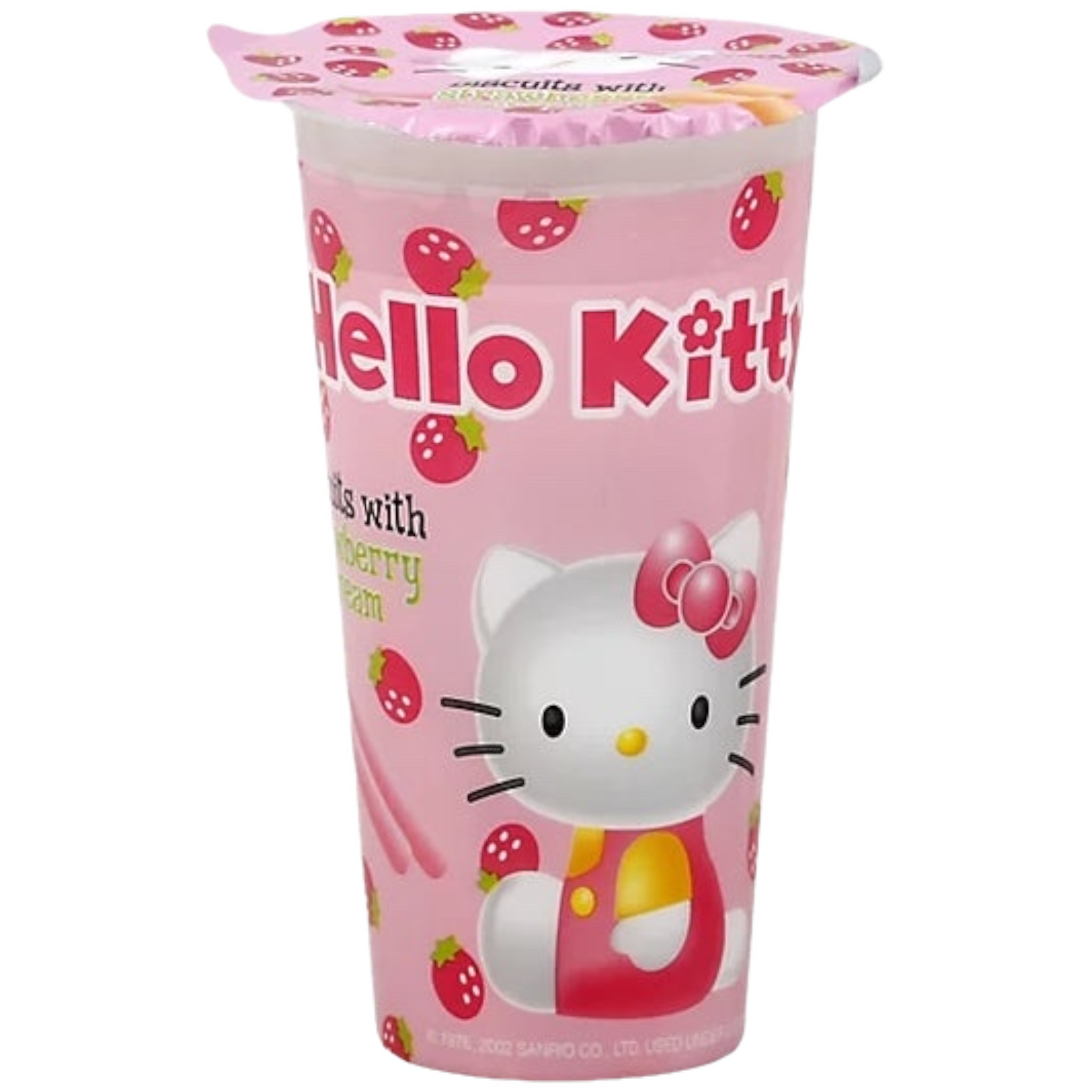 Hello Kitty Strawberry Cream Dip Sticks | Happy Cat Cafe